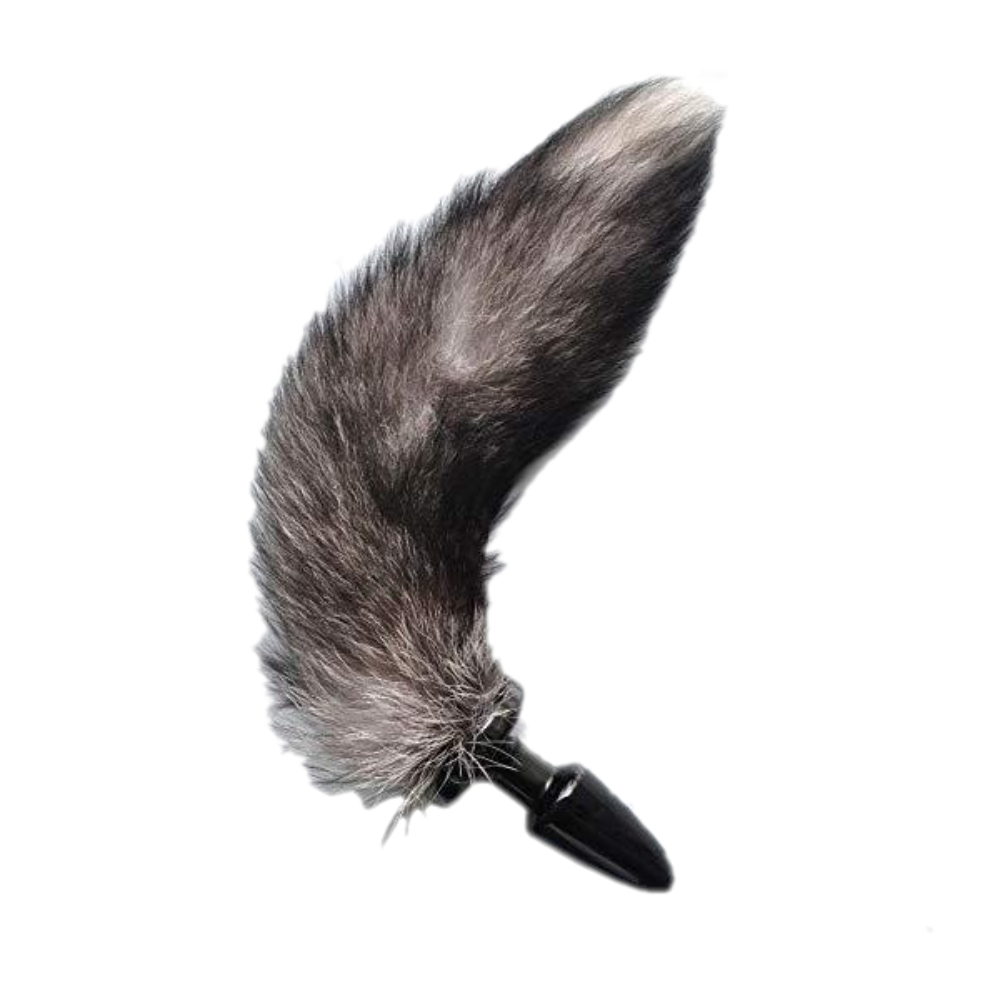 14" Black Cat Silicone Tail Plug